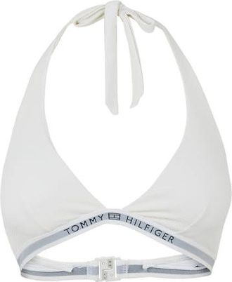 Tommy Hilfiger Haut de Bikini Triangle Femme Bonnets Amovibles, Blanc (Ivory), S
