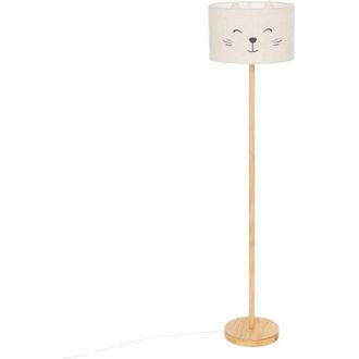 Atmosphera Lampadaire pour enfant Félix en forme de chat, 152 cm, couleur beige, design Atmosphera
