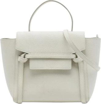 Celine Sac bandouli&egrave;re vintage doccasion - Femme - Pre-owned - Blanc - Taille: ONE Size