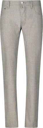Jacob Cohen Slim-Fit Stoffhose Bard mit Karo-Muster