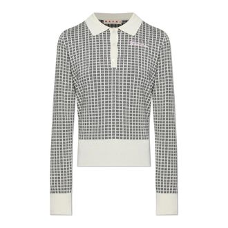 Marni Femme, Pulls, Noir, Taille: 34 FR Wool Polo Sweater