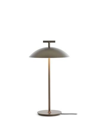 Kartell Mini Geen-A, Tischleuchte, Direktstromversorgung, H 36,5 cm, Bronze