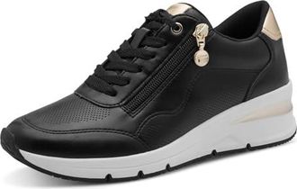 Tamaris Baskets Basses pour Femme Noir Taille 39 EU, Noir, 39 EU
