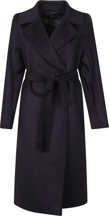 Max Mara Knielanger Mantel - Blau