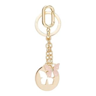Furla Femme, Accessoires, Jaune, Taille: ONE Size Crystal Keyring Butterfly