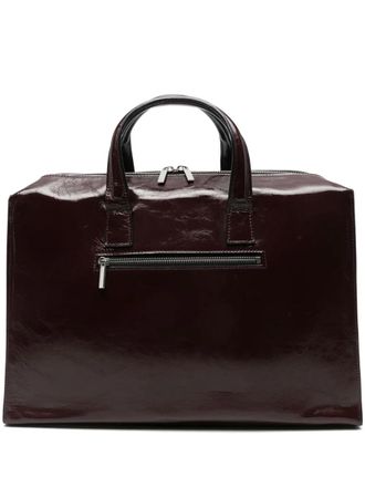 SAPIO sac cabas en cuir - Rouge