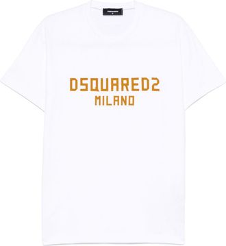 Dsquared2 t-shirt à logo floqué - Blanc