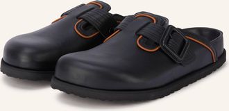 Birkenstock 1774 Birkenstock Mules Boston Leather Buckle schwarz