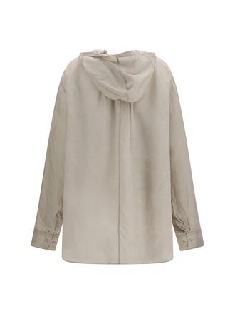 Our Legacy Womens Rover Shirt Ghost Grey Cupro