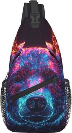 Generic The Elk Antler Bear Sac &agrave; bandouli&egrave;re de voyage pour homme Sac &agrave; dos de randonn&eacute;e