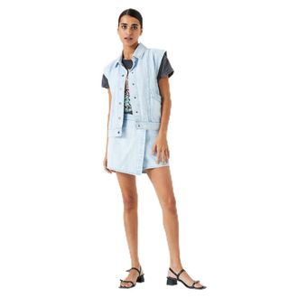 Garcia Garcia Womens Colbert + Gilet Denim Jacket, Bleached, XL