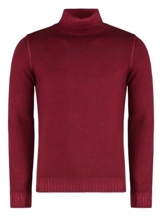 Moorer Todi Pullover mit Rollkragen - Rot