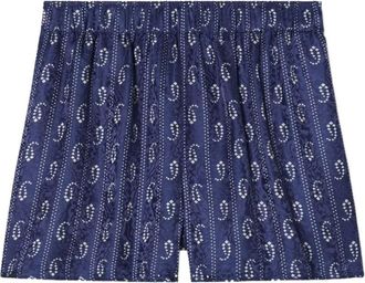 Tory Burch Damen, Shorts, Blau, MGr&ouml;&szlig;e