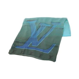Louis Vuitton Foulard en soie vintage Pre-owned - Femme - Pre-owned - Vert - Taille: ONE Size