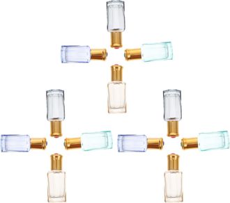 FOMIYES 12stücke Glas Rollerflaschen Leere Kosmetikflaschen Kleine Nachfüllbare Flaschen Für Ätherische Öle Und Massageöle