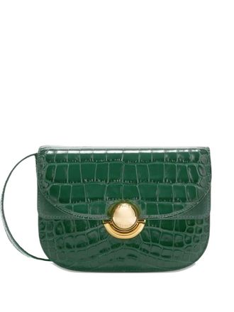 Furla sac à bandoulière à effet peau de crocodile Sfera - Vert