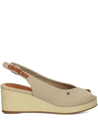 Tommy Hilfiger sandales en cuir - Tons neutres