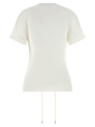 Alexander McQueen Womens White Cotton T-Shirt