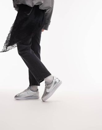 Nike Cortez - Sneaker in Metallic-Silber