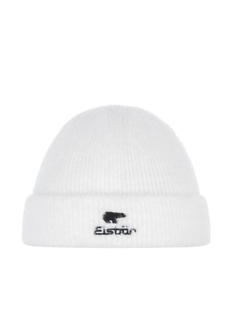 Eisb&auml;r M&uuml;tze Damen & Herren Mana Wei&szlig; - kuschelig weiche Beanie Unisex Beanie mit Umschlag Teddy M&uuml;tze Fisherman Docker Trawler
