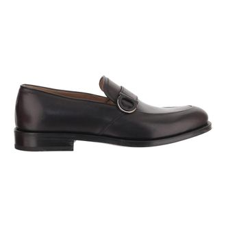 Ferragamo Lederschuhe - - Shoes - Herren - Schwarzk - 39 EU