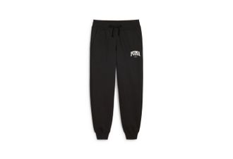 Puma Jogginghose SQUAD PANTS FL f&uuml;r Freizeit, aus weichem Fleecematerial, mit Eingrifftaschen