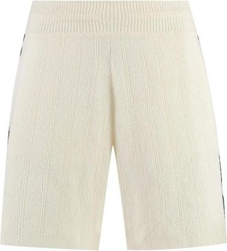 Golden Goose Femme, Sport, Beige, Taille: 38 FR Lionel Knitted Shorts