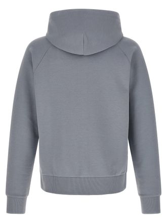 HUGO BOSS Cotton-Canvas Hoodie - Gray