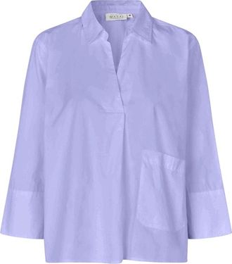 Masai Femme, Blouses et Chemises, Violet, Taille: 40 FR 2078S Hydrangea Blouse