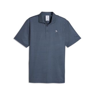 Puma Polo &agrave; motif g&eacute;om&eacute;trique MATTR PUMA x ARNOLD PALMER Homme, Accessoires, Bleu, XXL