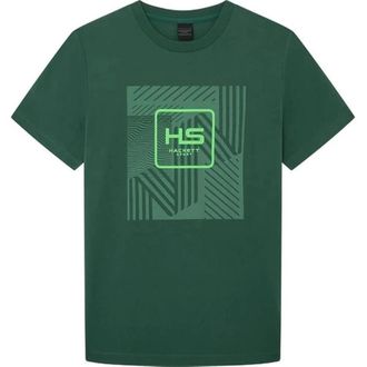 Hackett HS Graphic T-Shirt - - Tops - Herren - Gr&uuml;n - L