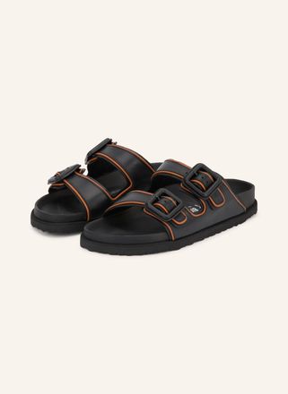 Birkenstock 1774 Birkenstock Pantoletten Arizona Leather Buckle schwarz