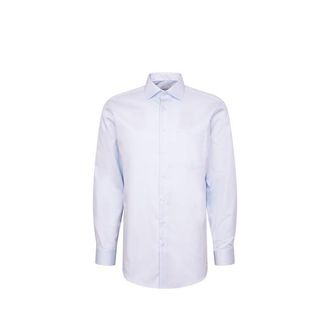 Seidensticker Chemise droite &agrave; poche en coton