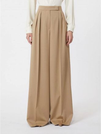 Max Mara Femme, Pantalons, Brun, Taille: 36 FR Pantalon ample