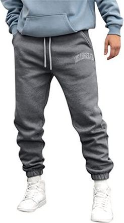 Generic Jogging Homme Pantalon Jogging Homme Pantalon Survetement Homme Confortable Classique - Sweatpants Mode Hiver Homme Loose Fit - Streetwear &Eacute;l&eacute;gant pou