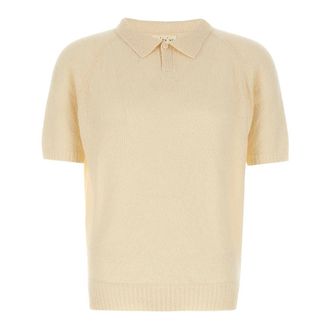 Maryya Boucl&eacute; Polo Shirt - - Tops - Herren - Wei&szlig; - L