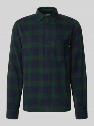 Review Regular Fit Freizeithemd aus Flanell mit Kentkragen