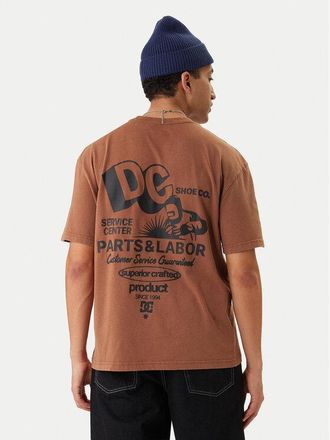DC T-Shirt Parts Dep EDYZT04366 Braun Regular Fit