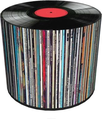 Bertoni Hocker Sitzhocker Pouf f&uuml;r Balkon & Garten Puff Codura Wetterfest 40 x 40 cm Garten Sitzsack Outdoor & Indoor Runder Sitzpouf mit abnehmbarem Bezug Wa