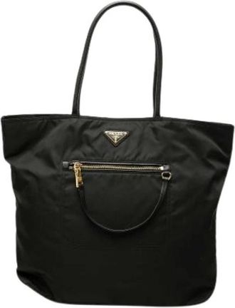 Prada Pre-owned Nylon Tote - - Pre-owned - Damen - Schwarzk - ONE SIZE