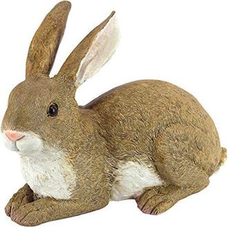 Design Toscano Bashful, der liegende Hase, Liegende Hasenfigur