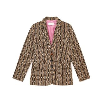Maliparmi Optical Chain Blazer - - Jackets - Damen - Mehrfarbig - XL