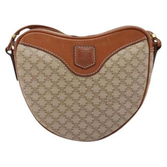 Celine Sac &agrave; bandouli&egrave;re Vintage macadam Pre-owned - Femme - Pre-owned - Beige - Taille: ONE Size