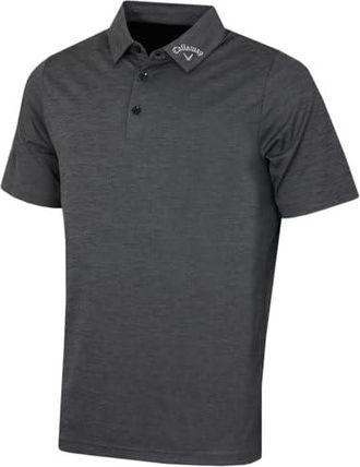 Callaway Apparel Emea SS Ventilated C Polo, Caviar, XL Homme