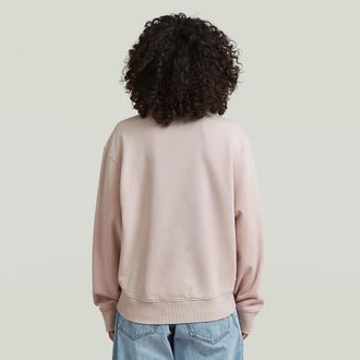 G-Star Washed Relaxed Sweater - Pink - Damen