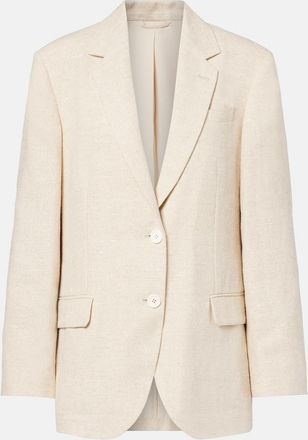 Brunello Cucinelli Blazer en lin mélangé