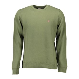 Napapijri Gr&uuml;ner Sweatshirt mit Besticktem Logo - - Sweatshirts & Hoodies - Herren - Gr&uuml;n - S