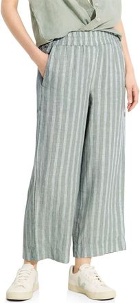 Cecil Damen 7/8 Hose mit Streifen soft salvia green, M