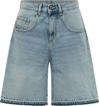 Icon Denim Los Angeles Femme, Shorts, Bleu, Taille: W25 Lulu Wide Leg Short