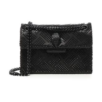 Kurt Geiger Kristall Kette Schwarze Umh&auml;ngetasche - - Bags - Damen - Schwarzk - ONE SIZE